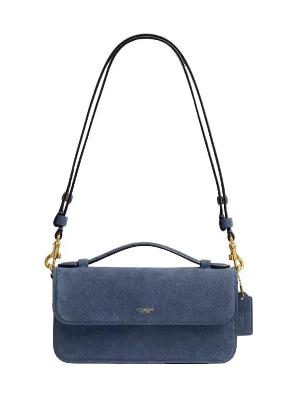 COACH Elora Top Handle Crossbody Bag - Brass/light Denim