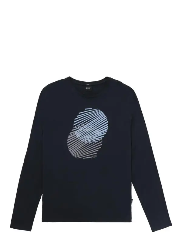 Hugo Boss Logo Printed T-shirt - Black