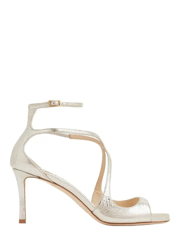JIMMY CHOO Azia Buckled Sandals - Nude