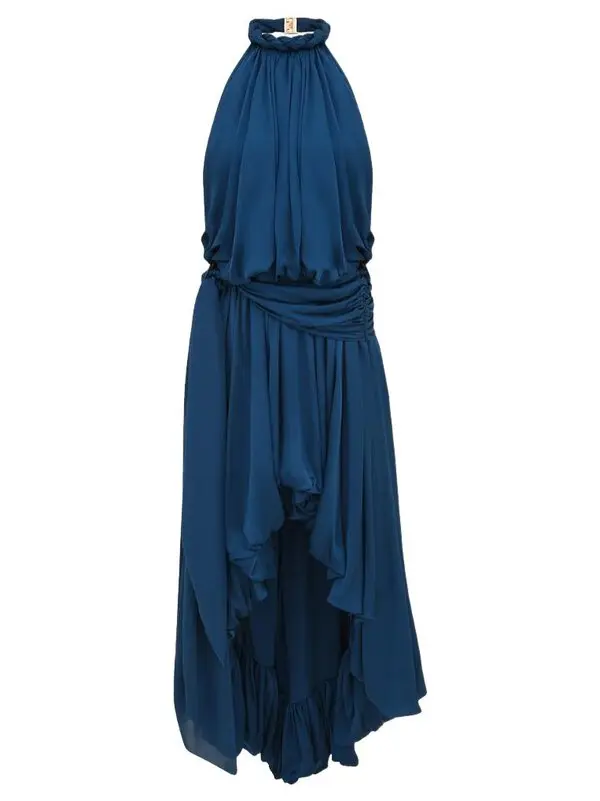 Zimmermann Alchemy Halter Dress - Sailor Blue