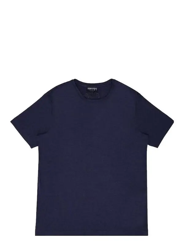 Emporio Armani T-shirt With Round Neck - Blue
