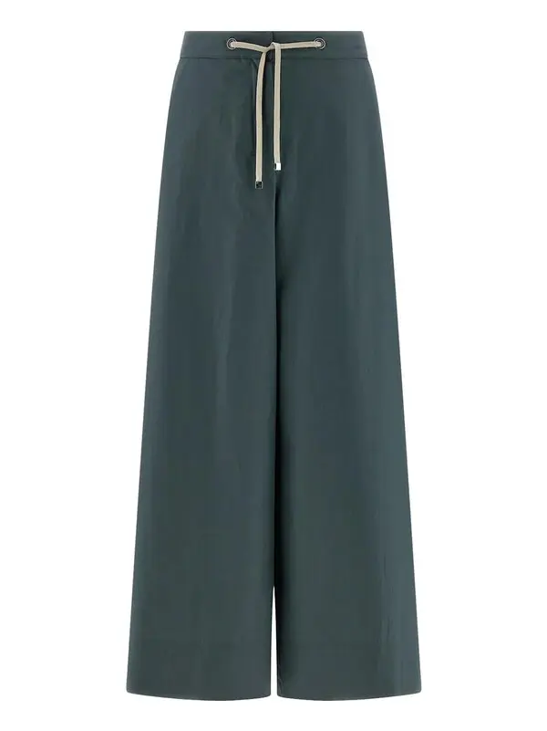 Max Mara Gufo Drawstring Wide-leg Pants - No