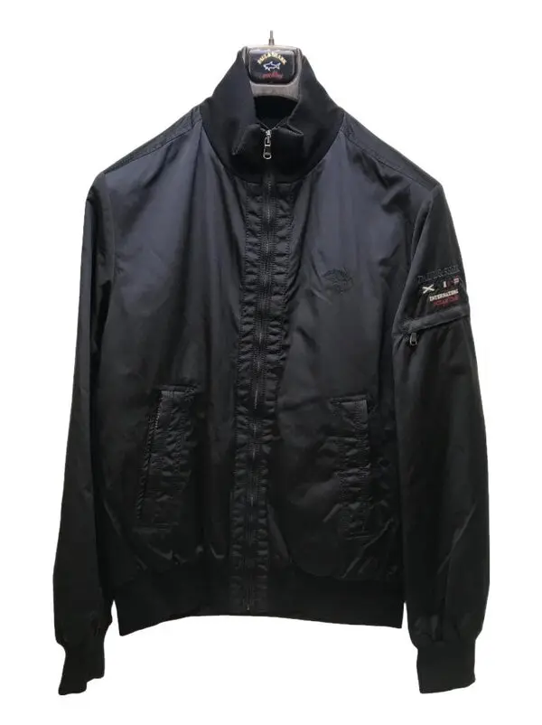 PAUL  SHARK Paul & Shark Logo Bomber Jacket - Black