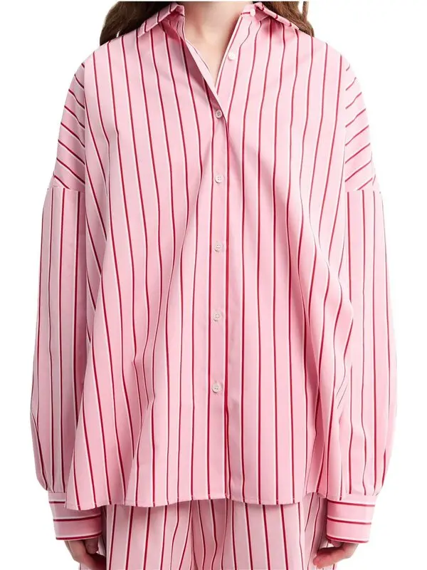 Dries Van Noten Striped Shirt - Pink