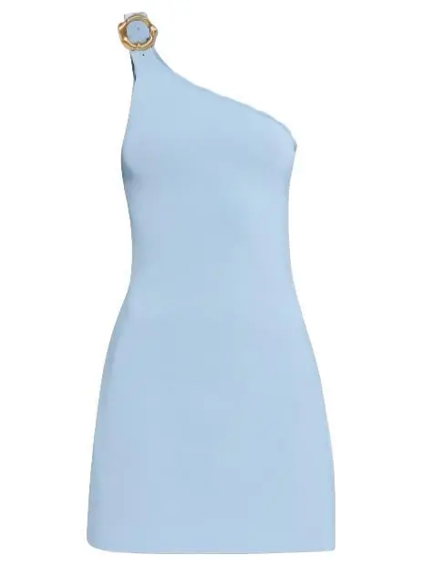 Cult Gaia Asymmetrical Sleeveless Dress - Light Blue