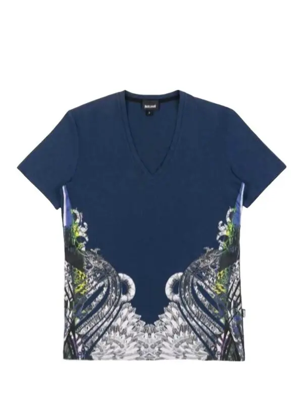 Just Cavalli Printed T-shirt - Blue