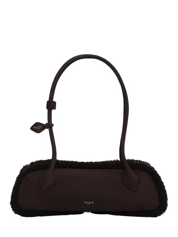 Alaïa Le Teckel Medium Shoulder Bag - Maroon