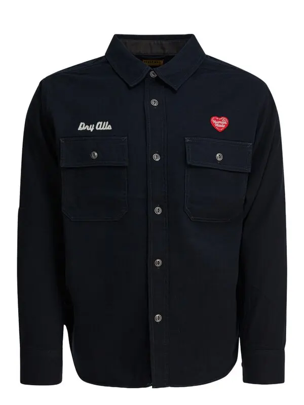 HUMAN MADE Work Overshirt Jacket - Navy Blue