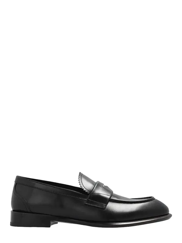 Alexander McQueen Coin Embellished Loafers - Black