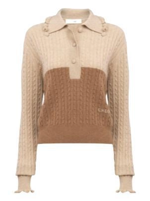 Chloé Collared Knit Jumper With Lapel Collar - No