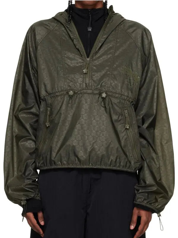 Cecilie Bahnsen The North Face Edition Khaki Marlowe Pullover Wind Jacket - Black