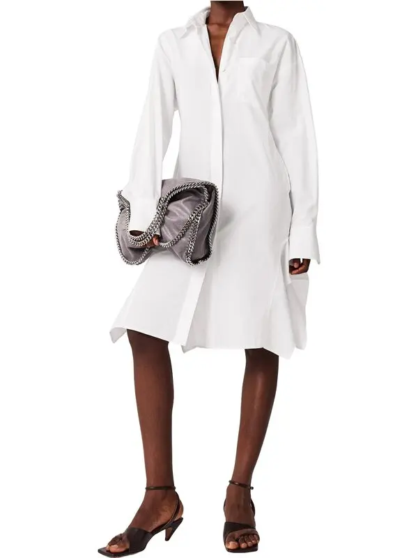Stella McCartney Long-sleeve Shirt Dress - Pure White