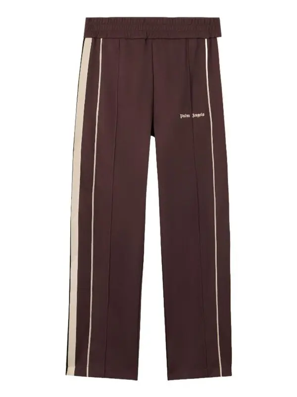 Palm Angels Logo Stripe Track Pants - Tan
