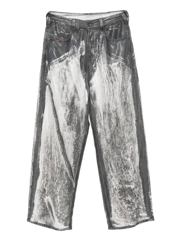 DIESEL® 1997 D-enim-m Logo-patch Trousers - No