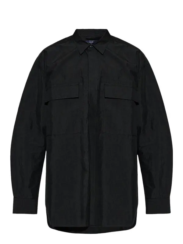Comme Des Garçons Long-sleeved Shirt - Black