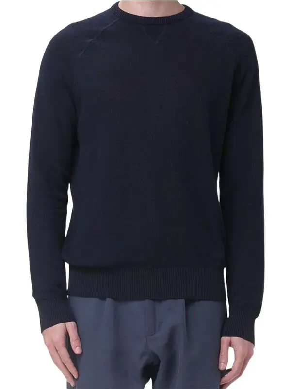 Eleventy Long Sleeve Pullover Sweater - Black