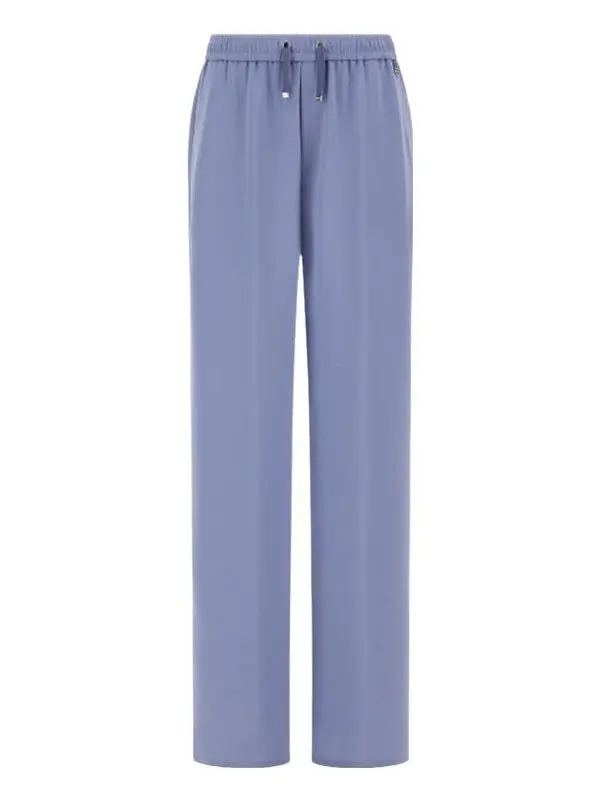 Herno Palazzo Pants - Light Blue