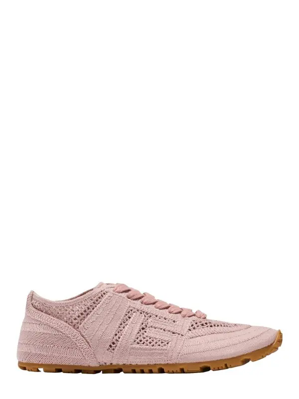 Balmain Racer 45 Macramé Trainers - Pink