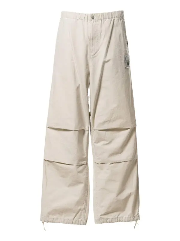 Mihara Yasuhiro Ripstop Parachute Pants - White