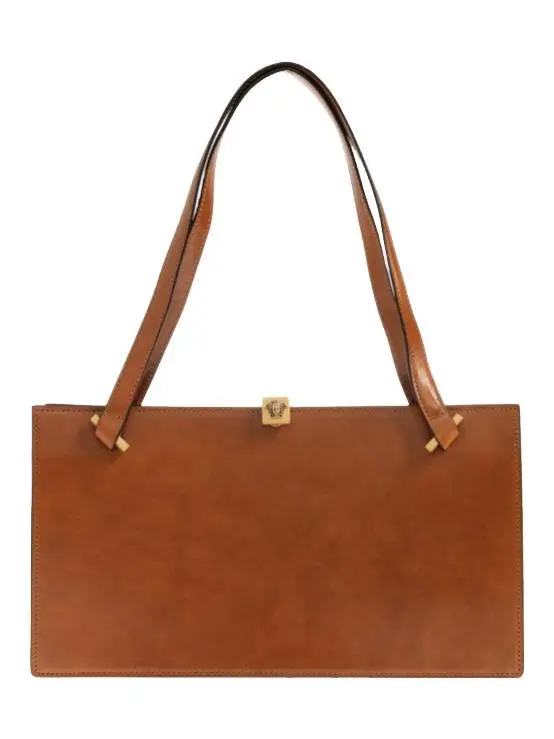 Versace Severine Top Handle Bag - Brown