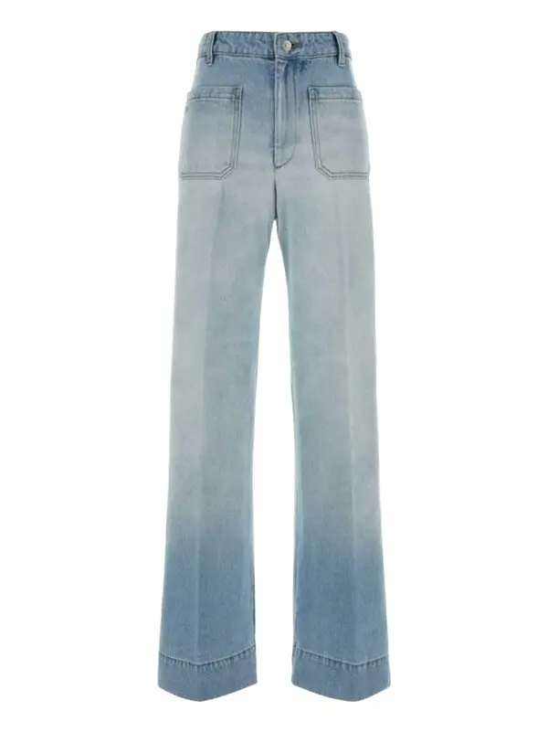 Victoria Beckham Alina Regular Jeans - Gray