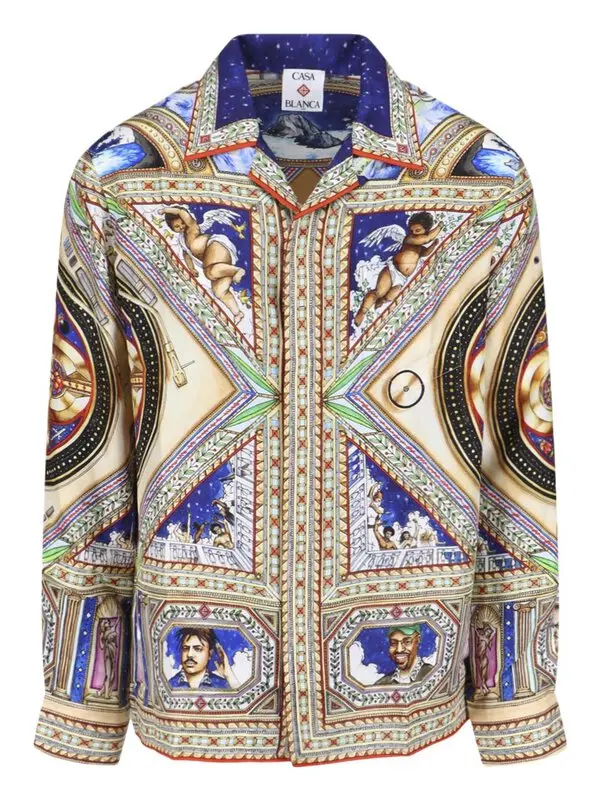 Casablanca Printed Relaxed Shirt - Multicolor