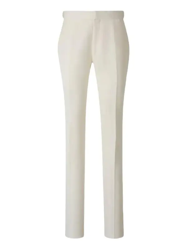 TOM FORD Silk Tailored Trousers - Off White