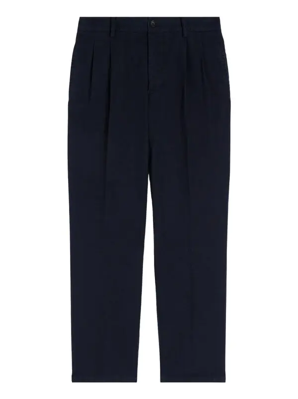 Aspesi Straight-leg Mid-rise Tailored Trousers - Black