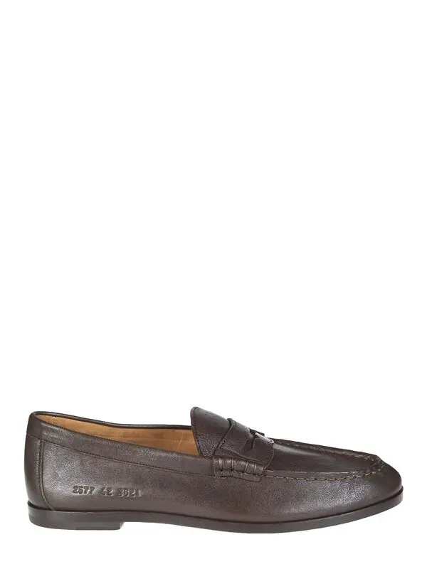 COMMON PROJECTS Almond Toe Loafers - Black