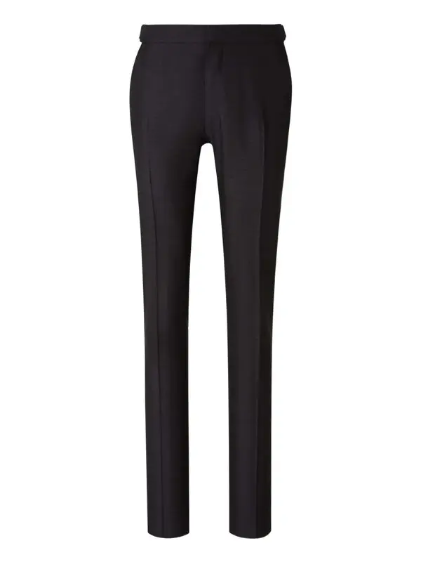 TOM FORD Tailored Silk Trousers - Black