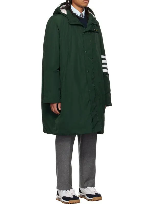 Thom Browne 4-bar Football Sideline Parka - Dark Green
