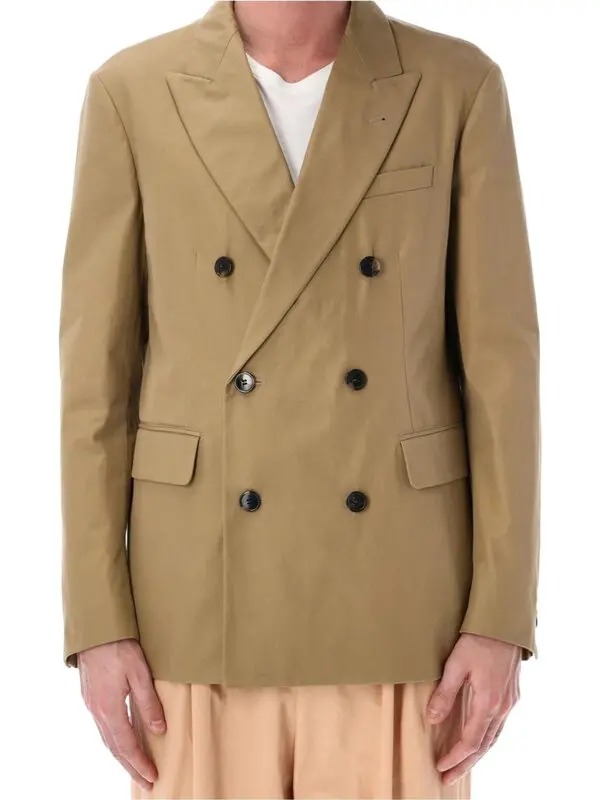Dries Van Noten Double-breasted Jacket - Brown