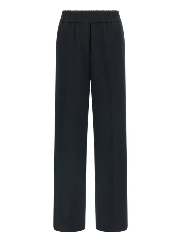 Peserico Punto Luce Wide-leg Pants - Blue