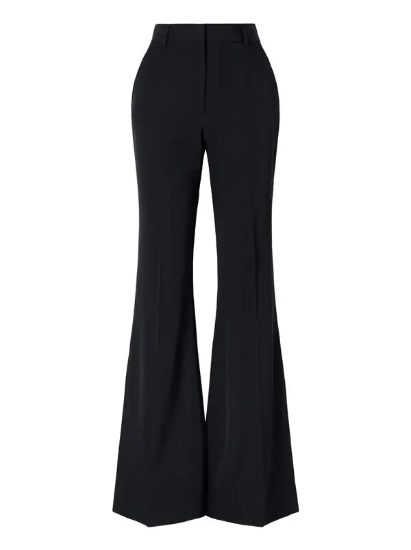 Stella McCartney Wool Flared Trousers - Black