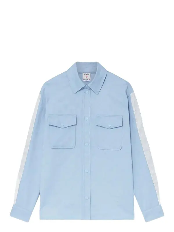 Casablanca Monogram Jacquard Shirt - Blue