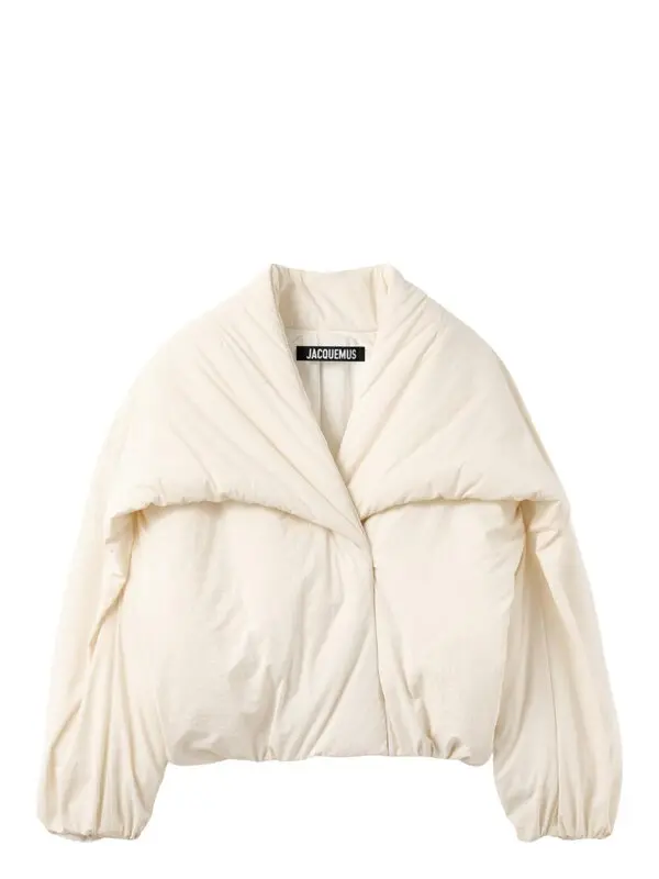 Jacquemus Châle Bomber" Jacket - White