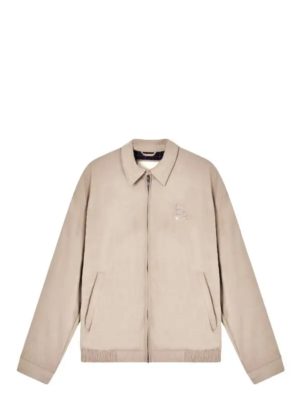 Emporio Armani Logo Zip Jacket - Light Brown