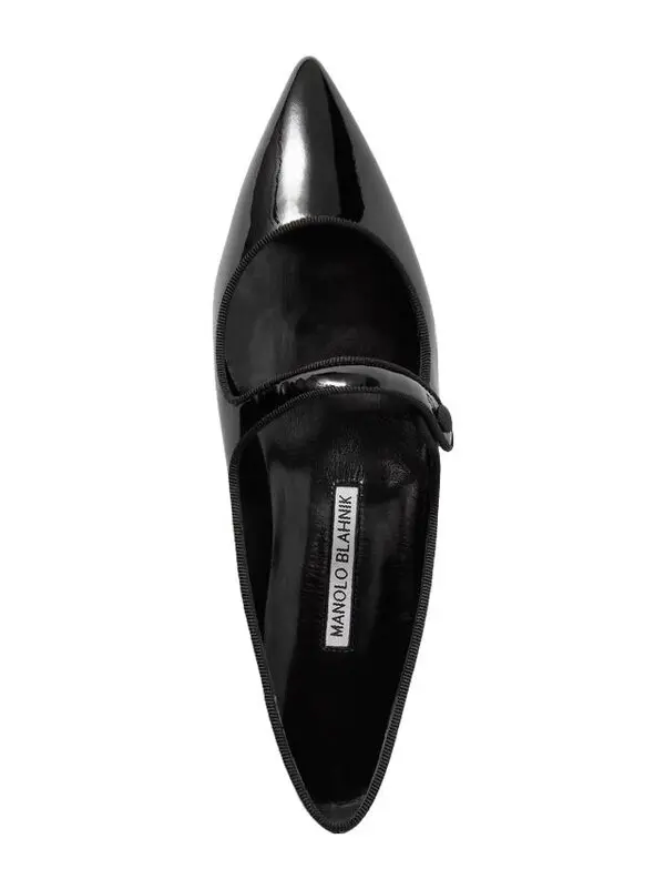 Manolo Blahnik Campari Ballet Flats - Black