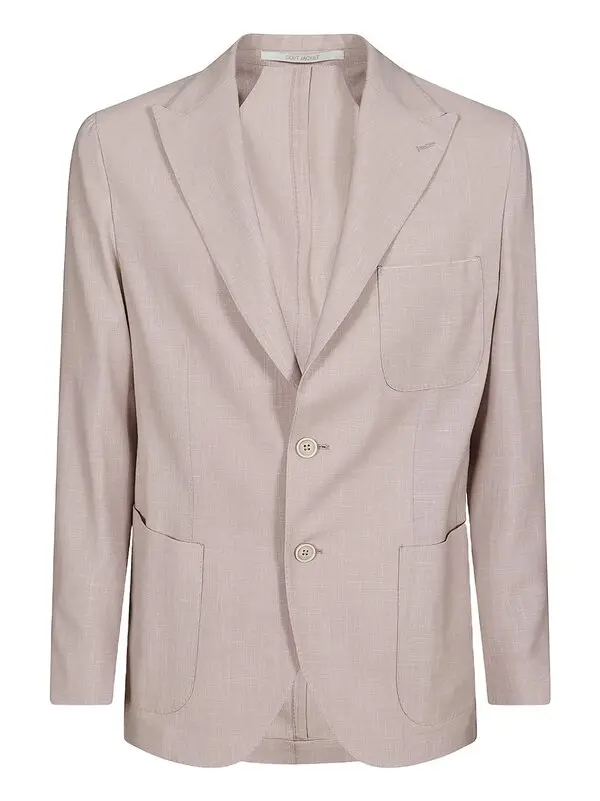 Eleventy Long-sleeved Suit Jacket - Nude
