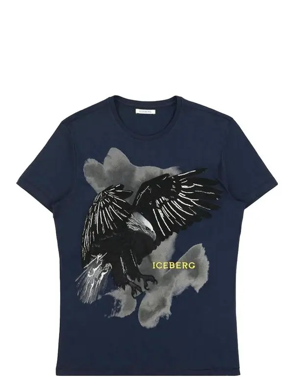 Iceberg Printed T-shirt - Black