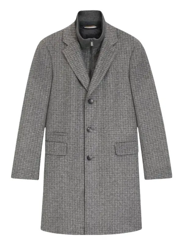 Hugo Boss Detachable Inner Coat - Gray Pattern