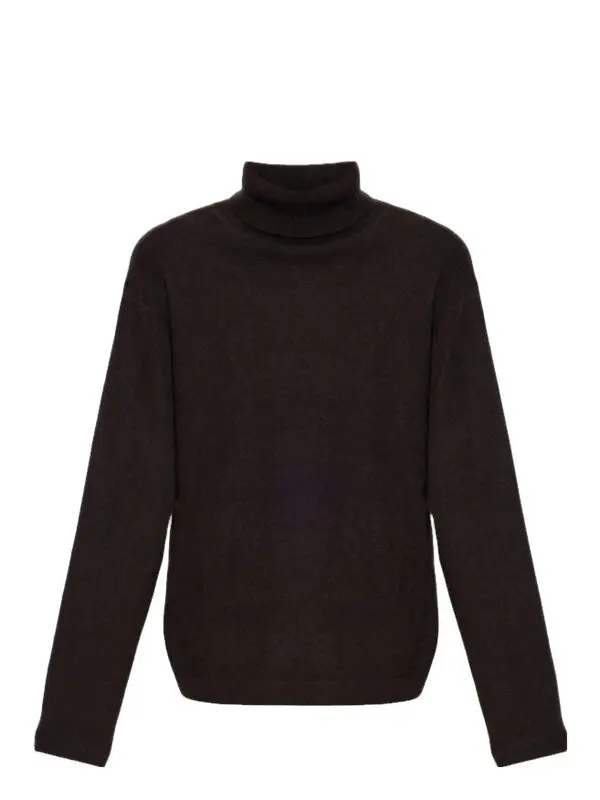 LISA YANG High Neck Sweater - Dark Oak