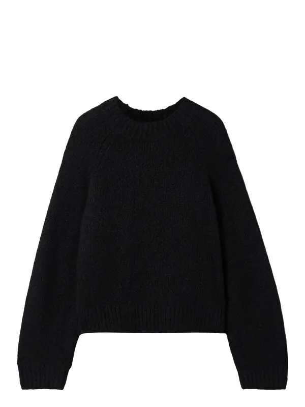 NILI LOTAN Crewneck Sweater - Black