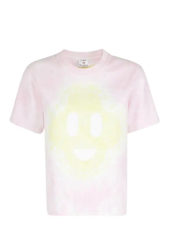 Casablanca Graphic Print T-shirt - Pink