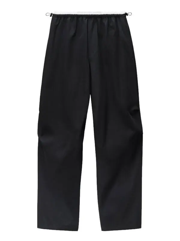 Alexander Wang Logo Elastic Waist Pants - Black