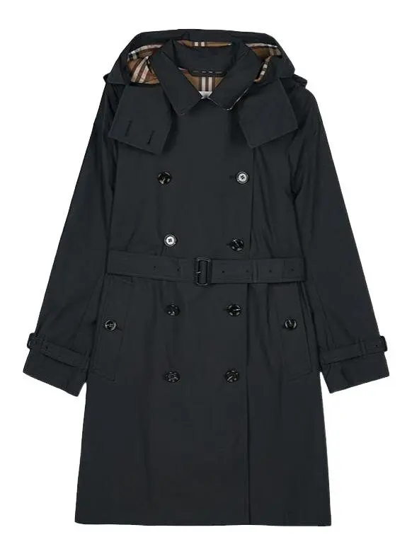 Burberry Telford Hooded Windbreaker - Black
