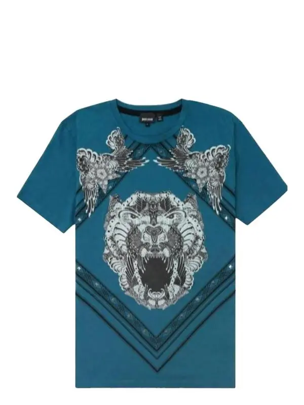 Just Cavalli Printed T-shirt - Blue