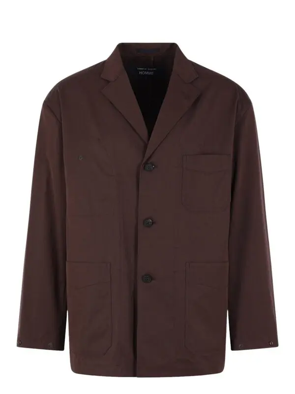 Comme Des Garçons Homme Single Breasted Jacket - Brown