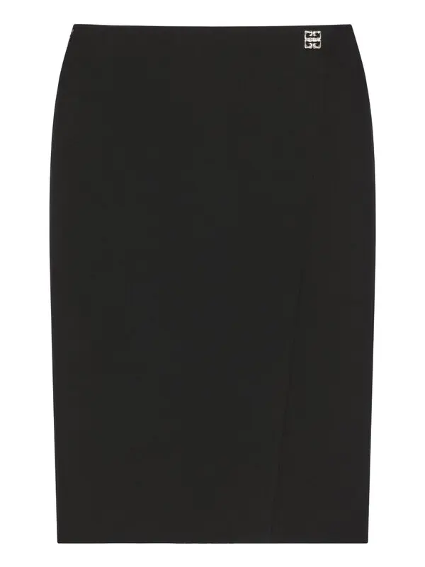 Givenchy 4g Plaque Mini Skirt - Black