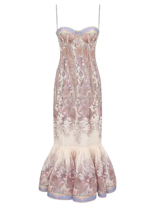 Zimmermann Alchemy Gown - Cream-paisley